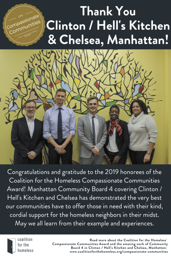 Compassionate Communities Award - Coalition For The Homeless