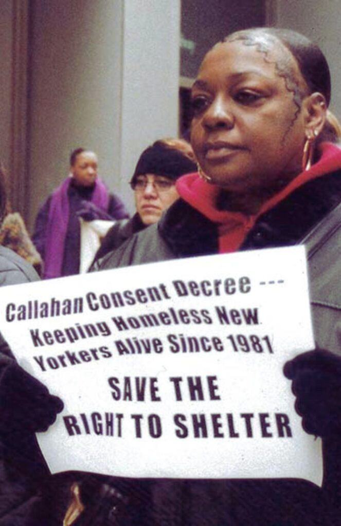 Save the Right to Shelter! - Coalition For The Homeless