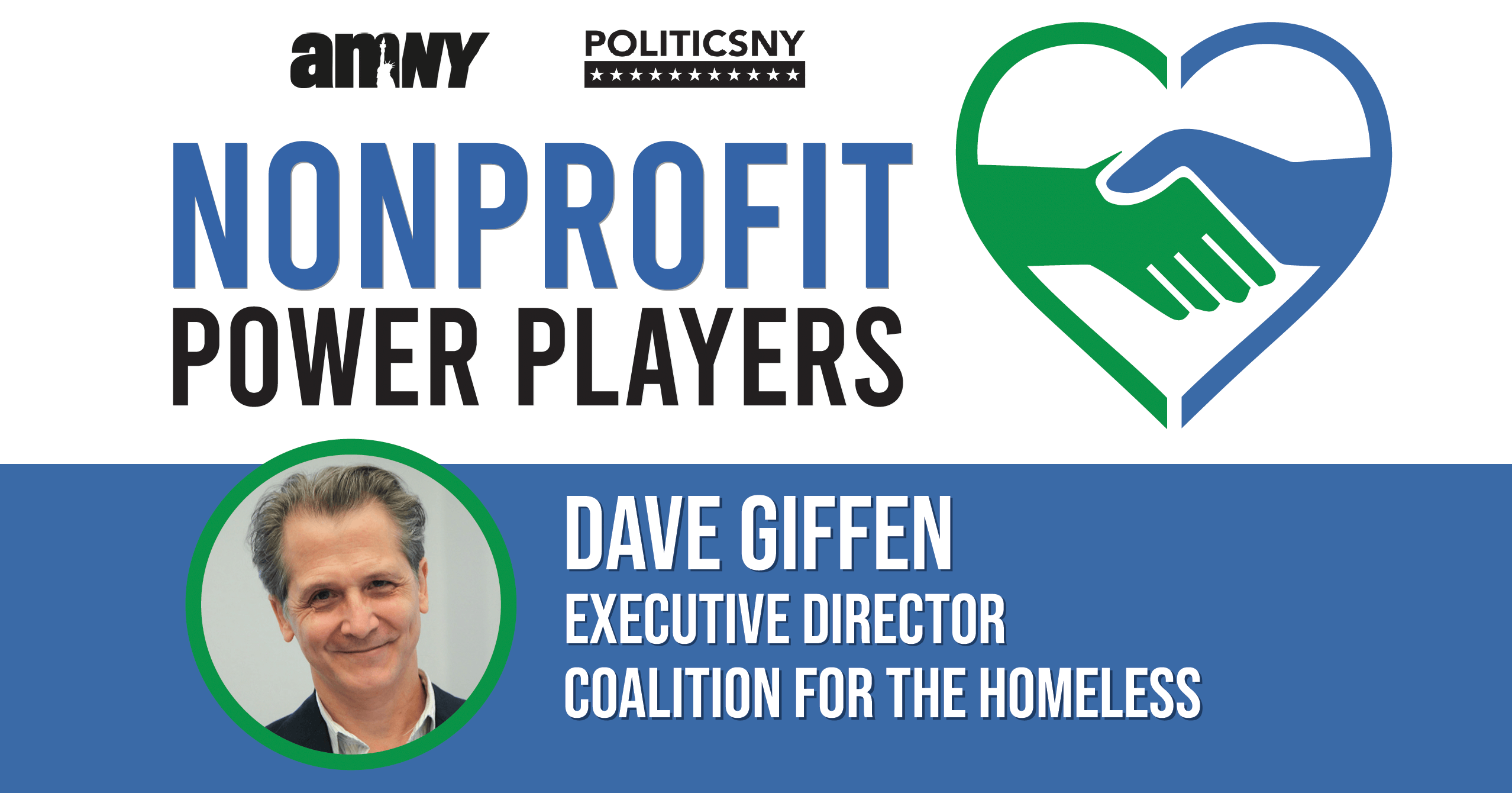 Politics NY Power Players Dave Giffen - Coalition For The Homeless
