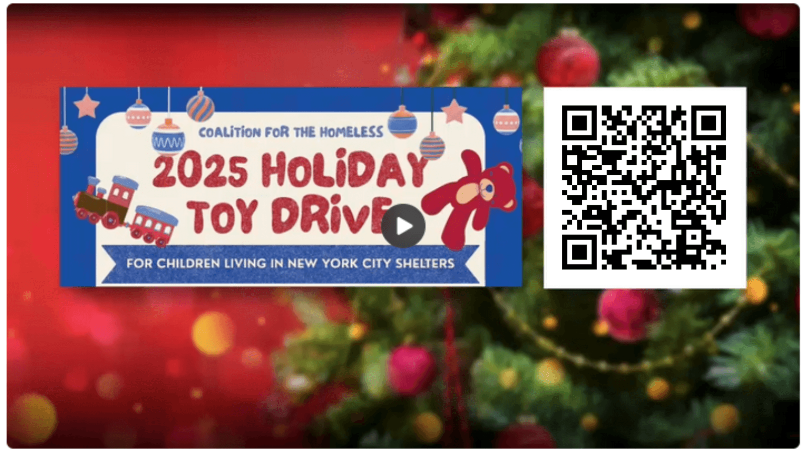 Toy Drive ABC Video - Coalition For The Homeless